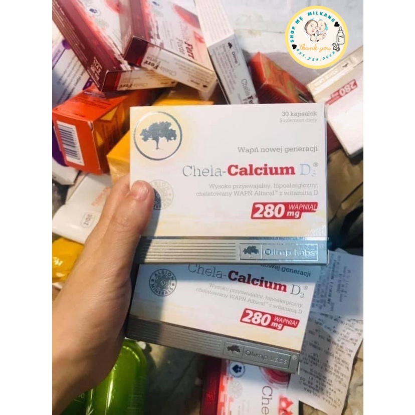 Canxi Chela-Calcium D3 ( Olimp labs)– Canxi cho bà bầu, bổ sung canxi và vitamin D3 36.6g ...
