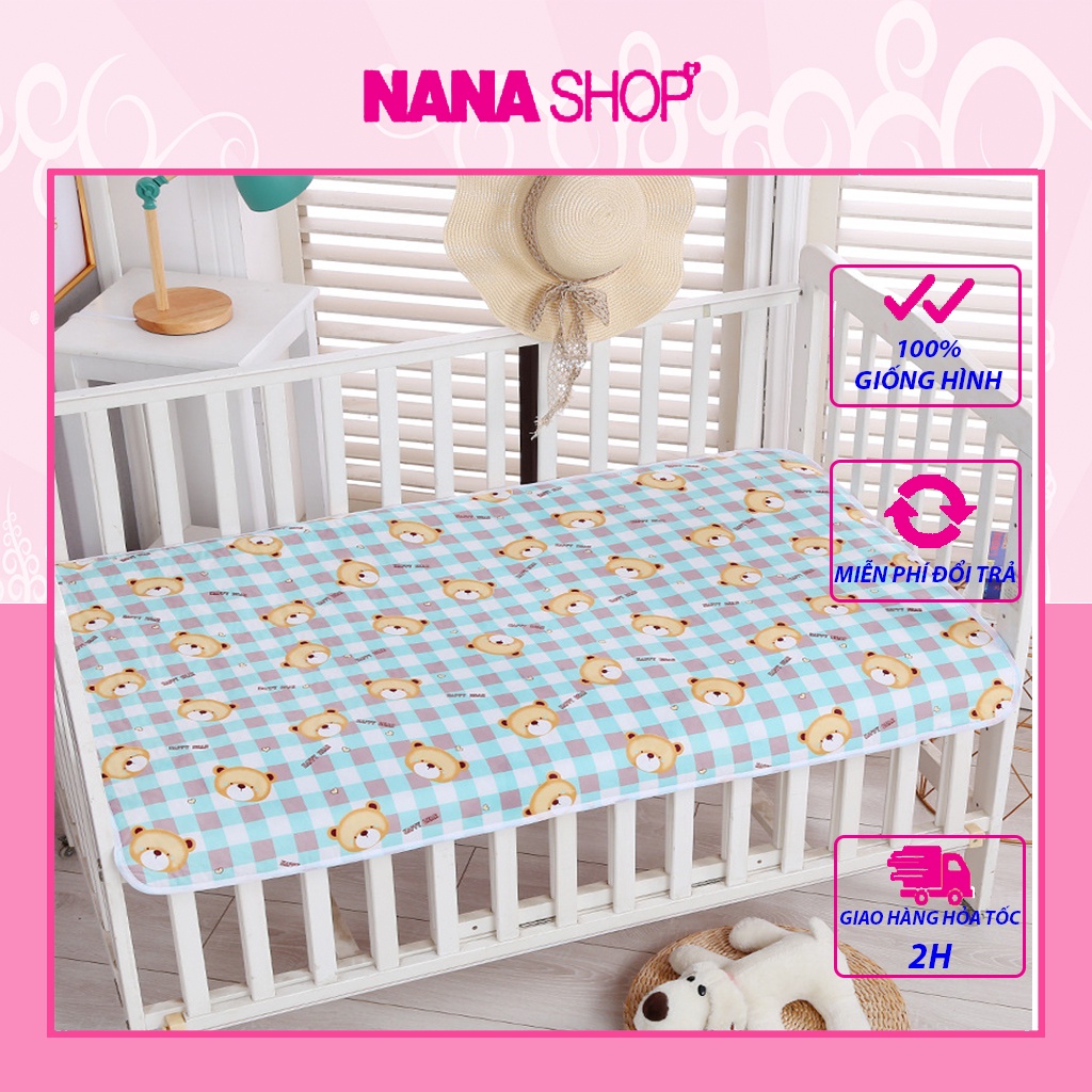 Được chọn mẫu Tấm lót chống thấm trải giường MUJI 3 lớp cho em bé và ...