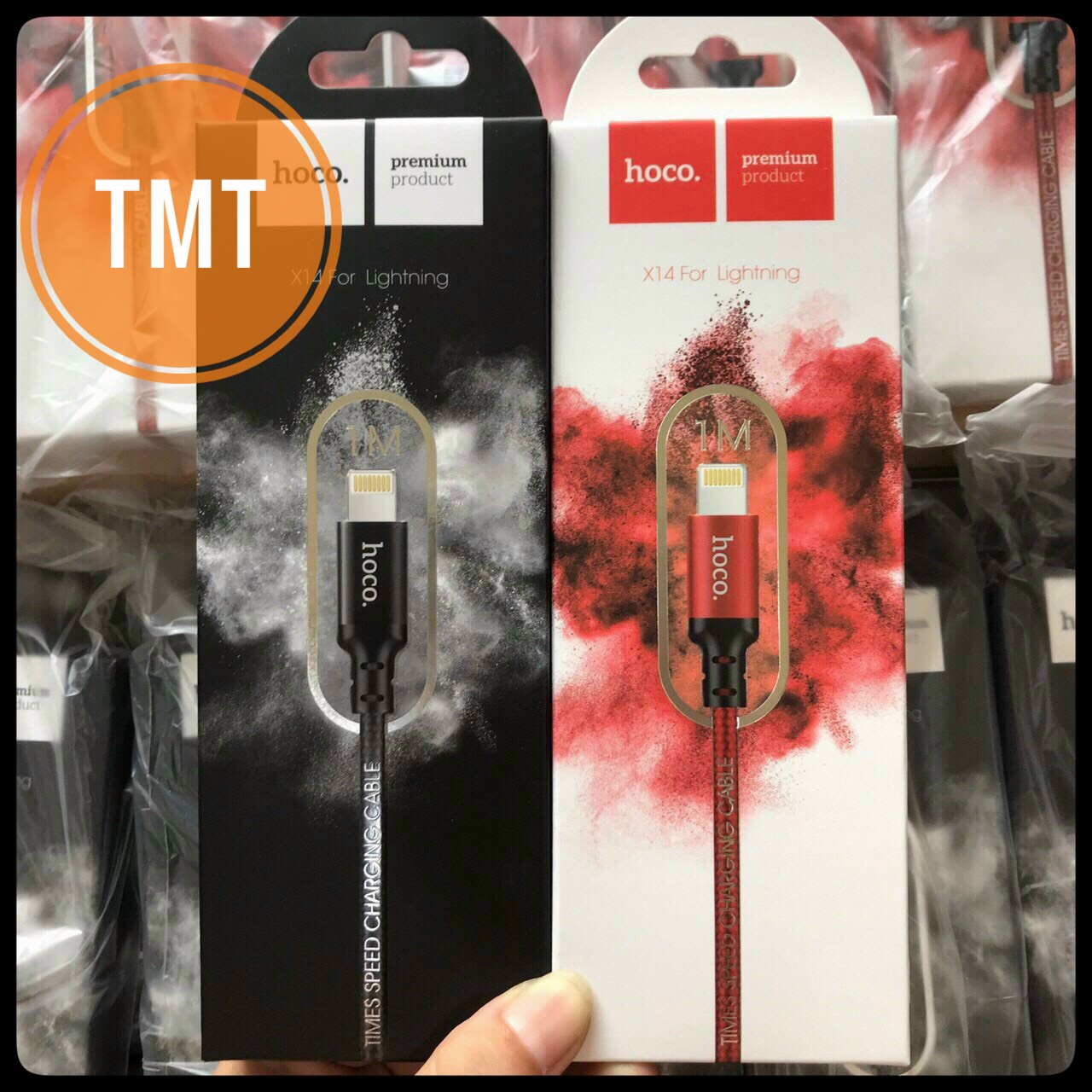 Cáp sạc nhanh Hoco X14 dây dù cho Lightning Iphone/Ipad, micro Android ...