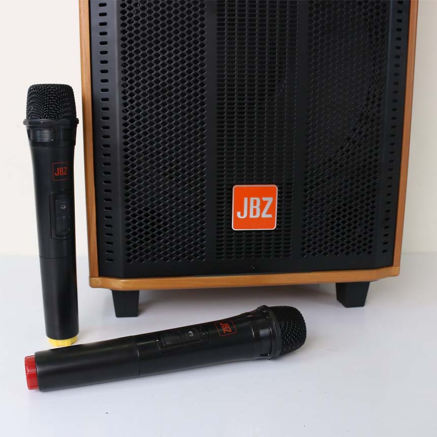 [HCM][Xả Kho Bãi] Lọa Kẹo Kéo Di Động JBZ J8 25 Tấc 200W Cực Mạnh Loa Kéo Bluetooth JBZ J8 Kèm 2 ...