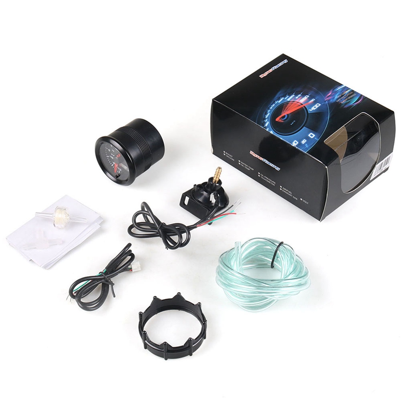 Dyno Racing 2 Inch 52mm Digital Pointer 7 Color LED Car Turbo Boost ...