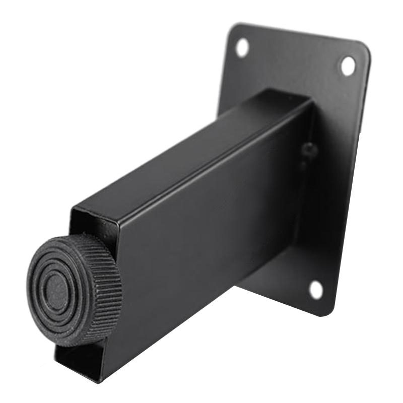 Adjustable Height Furniture Legs Cabinet Table Legs Black Metal Oblique ...