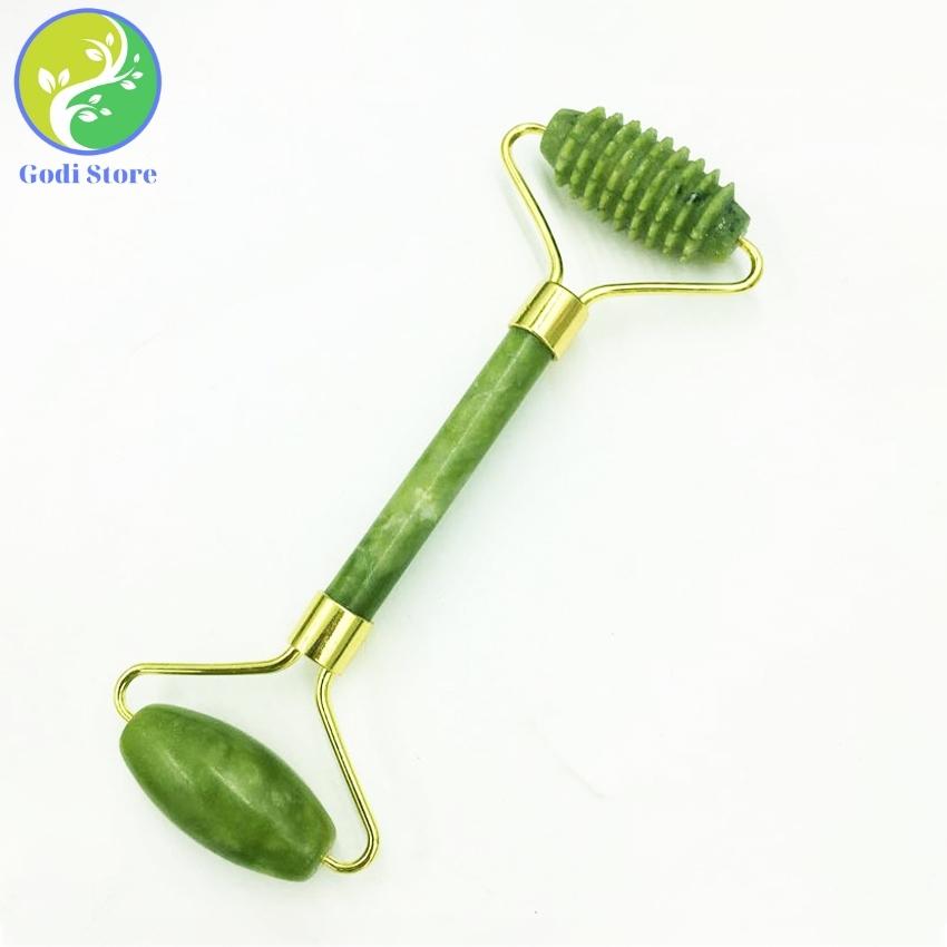 Cây Lăn Mặt Đá, Con Lăn Massage Mặt 2 Đầu Bằng Đá, Mát Xa Mặt, Lưng ...