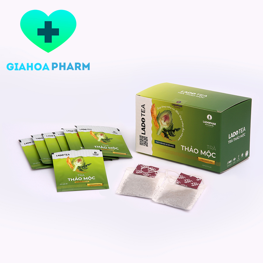Trà thảo mộc túi lọc Đà Lạt Lado Tea tăng cường sức khỏe, tăng chức ...