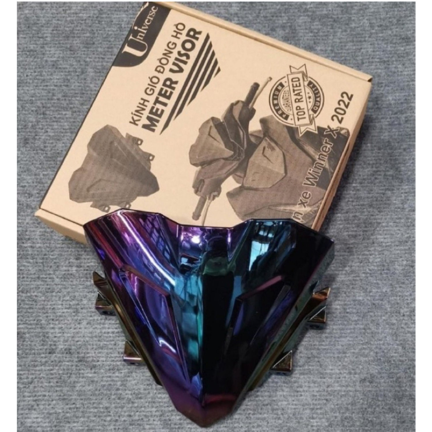 Mão Chắn Gió WINNER X V3 2022 Đen khoi Chính Hãng Universe - MixASale