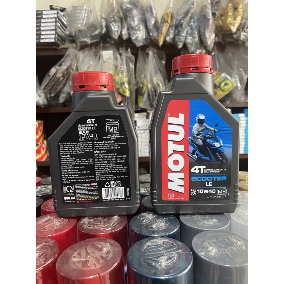 nhớt ga Motul Scooter 10W40 800ml-1000ML - MixASale