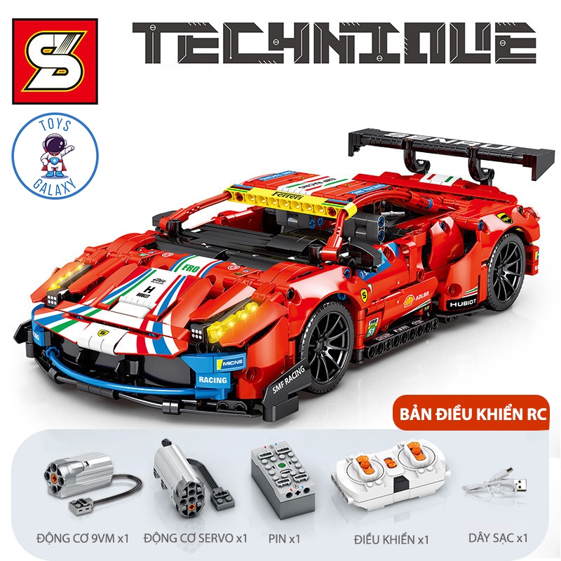 Đồ Chơi Lắp Ráp Kiểu LEGO Mô Hình Điều Khiển Từ Xa RC Technic Siêu Xe ...