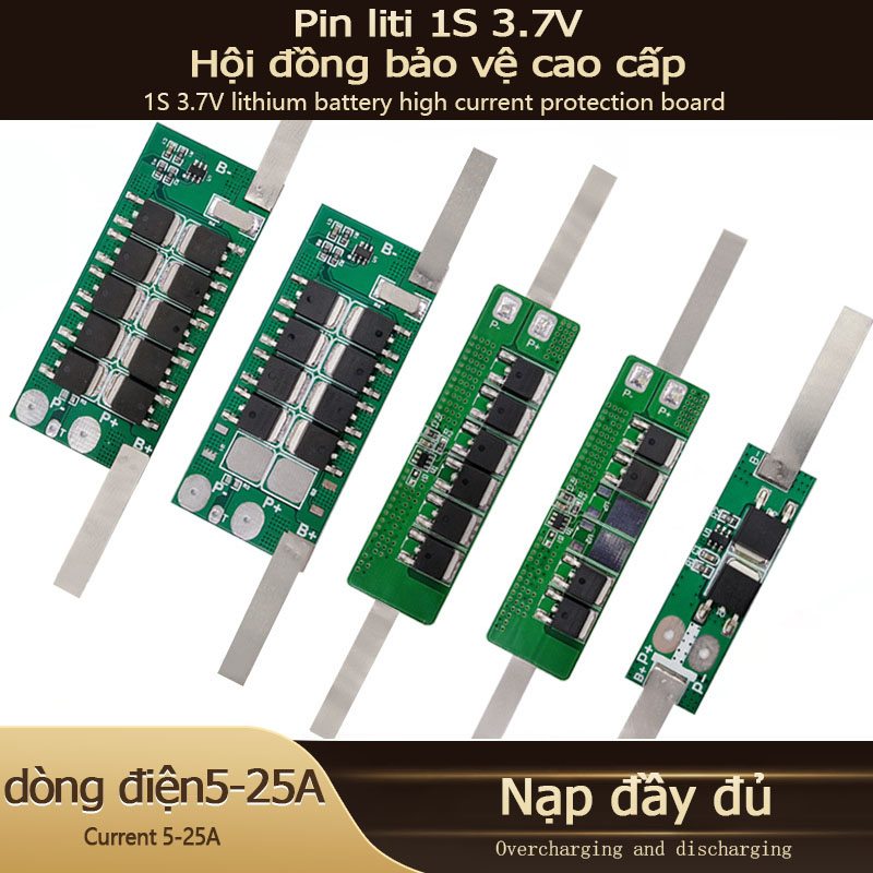 BMS 3.7V lithium iron phosphate bảng bảo vệ pin 5A-25A phụ kiện gói pin ...