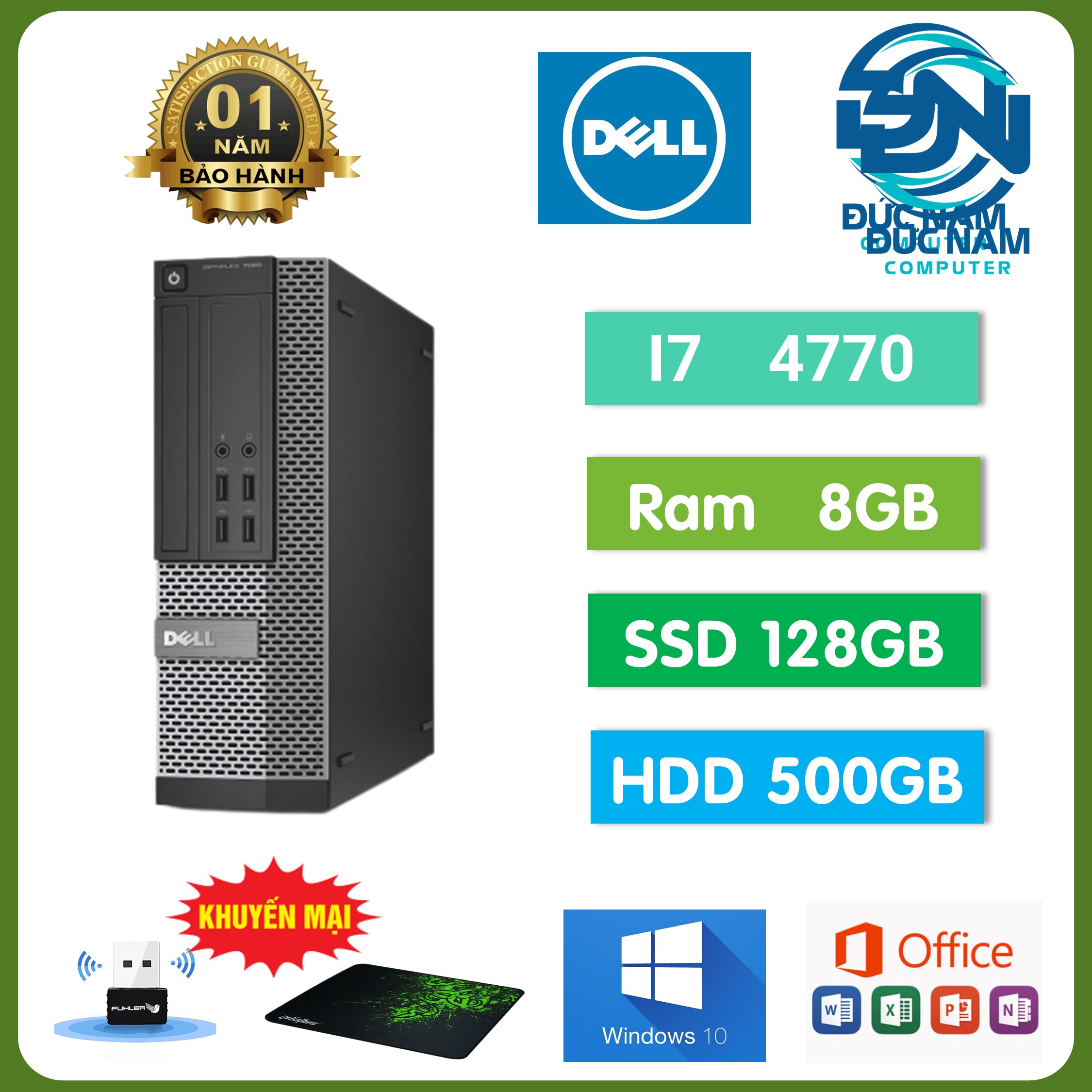CASE MÁY TÍNH ĐỒNG BỘ DELL OPTIPLEX 9020/7020/3020 CORE I7 (Core I7 ...