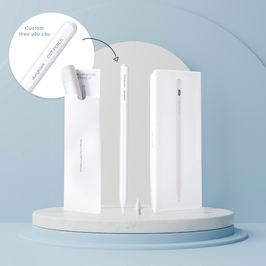 [SẠC KHÔNG DÂY] Bút cảm ứng CWT Pencil 2.5 Hỗ Trợ Sạc Không Dây | Lazada.vn