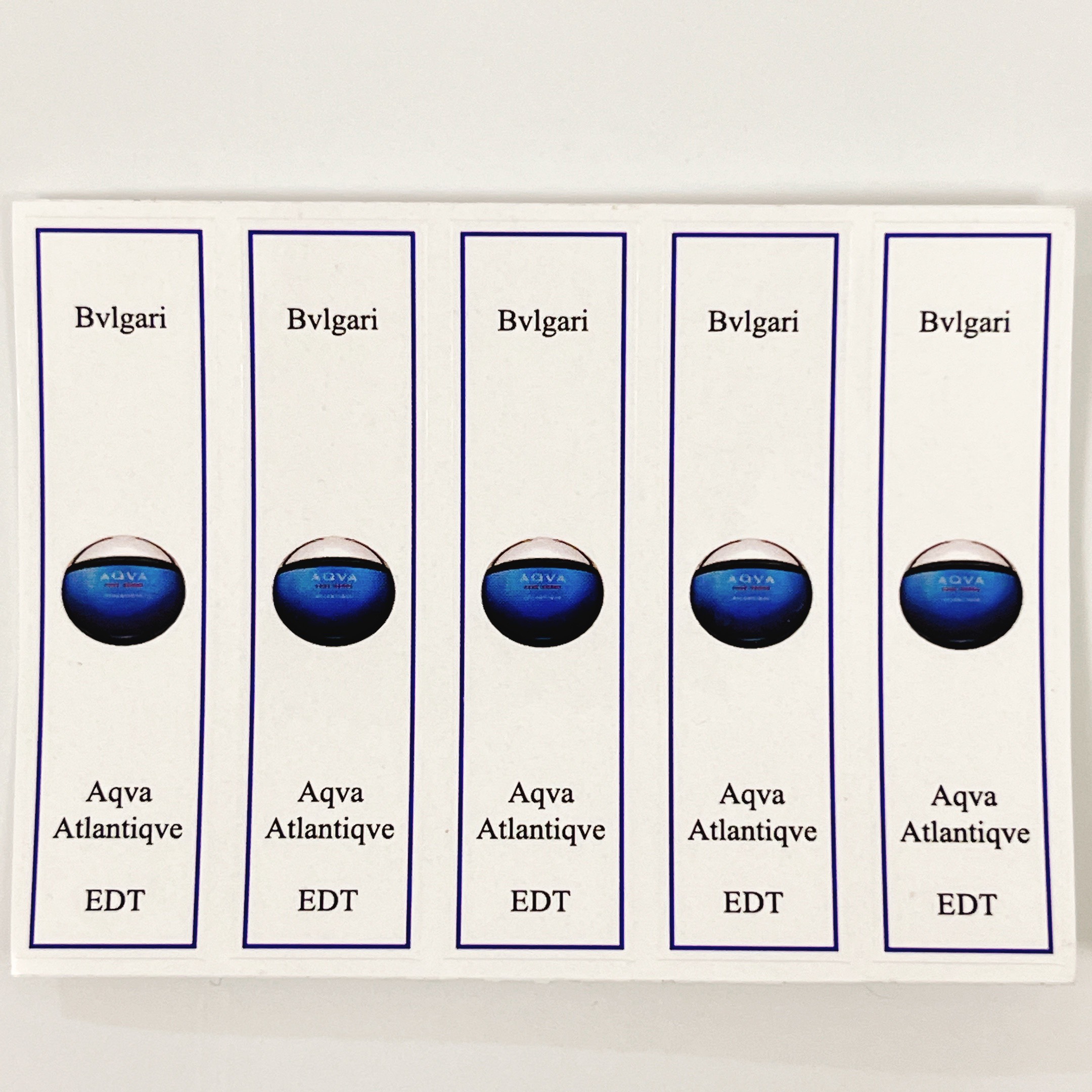 HCM Combo 10 Tem Dán Chai Nước Hoa Thomas Kosmala cho chai chiết đủ các ...