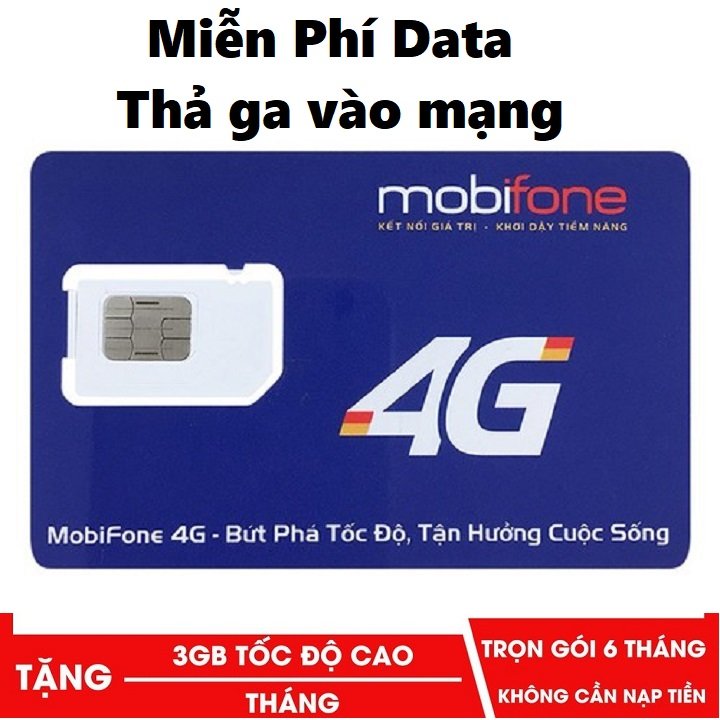 sim data mobi trọn gói 6T không tốn phí gia hạn MUA NGAY SIM 4G MDT135A - MixASale