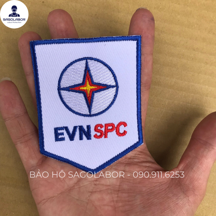Logo thêu áo điện lực EVN SPC NPC CPC HCMC | Lazada.vn