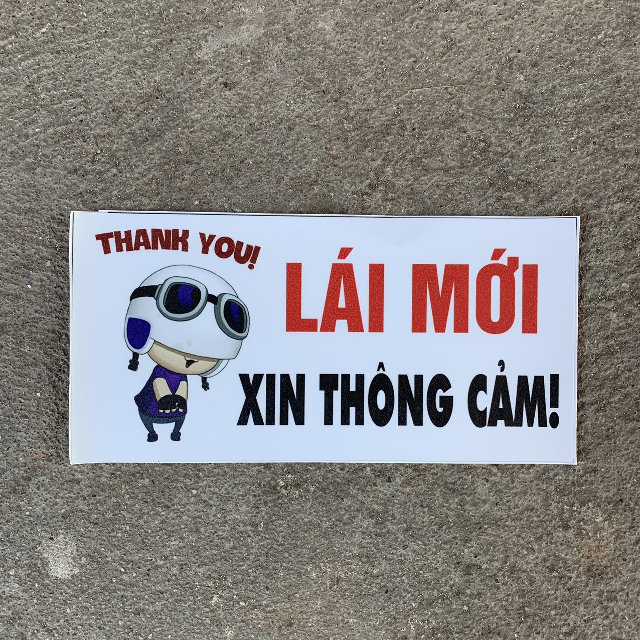 Sticker dán xe otofun Xin lỗi đỗ xe ở đây đã làm phiền để trống ô số ...