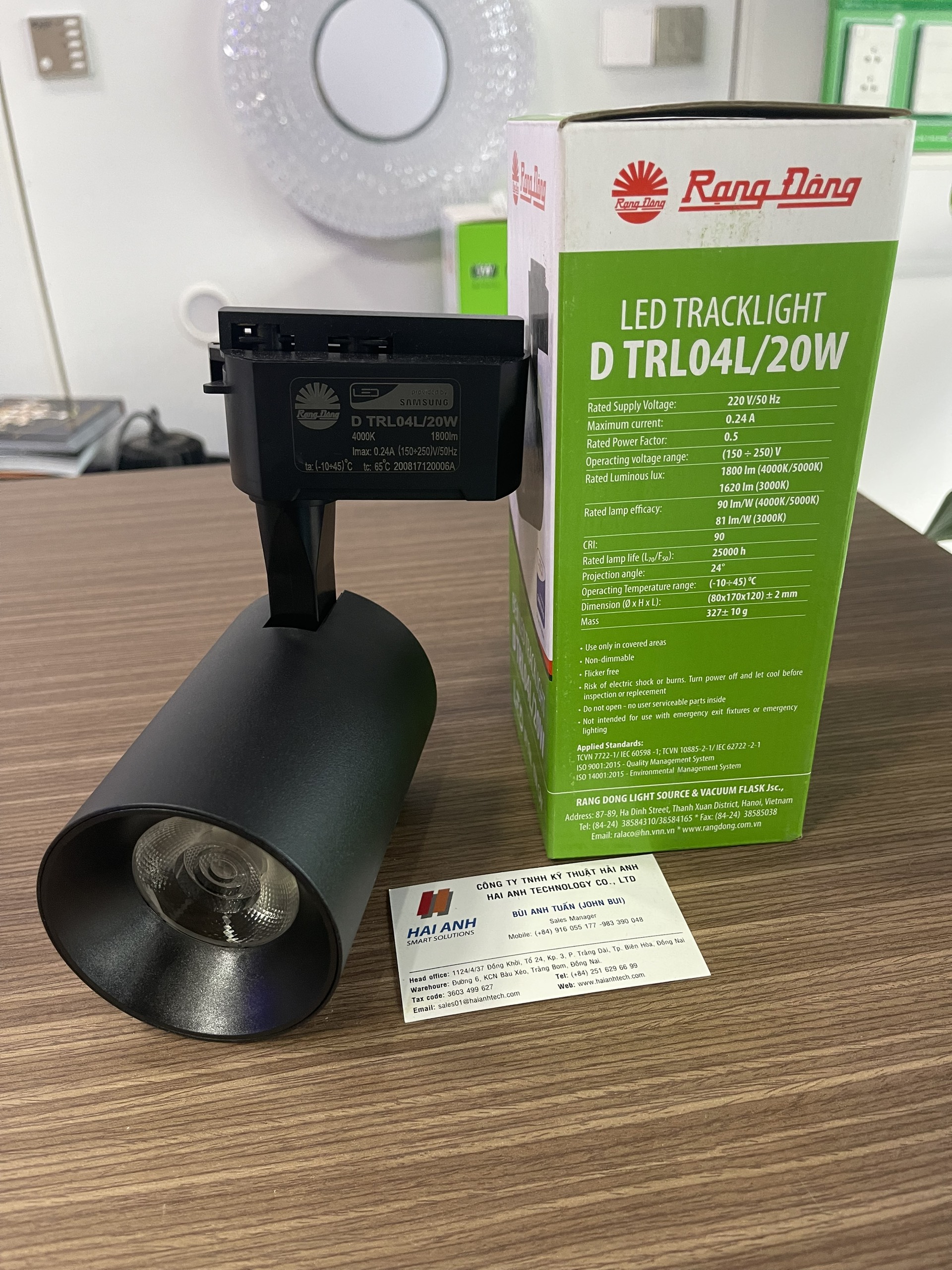 Đèn tiêu điểm (đèn rọi ray) 12W 20W Model TRL04 Rạng Đông chất lượng ...