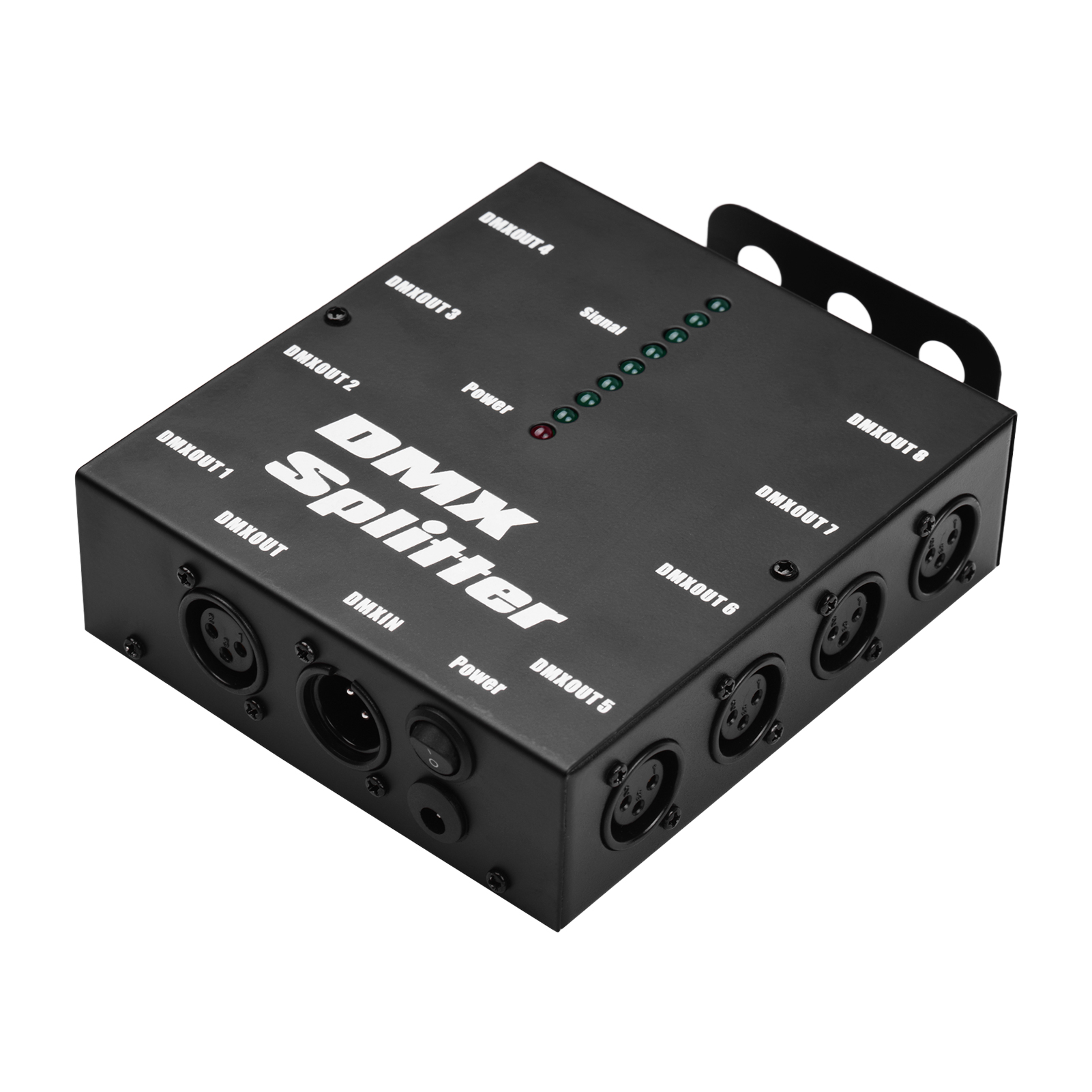 DMX512 Optical Signal Amplifier Spliter Distributor 1 Direct Input ...