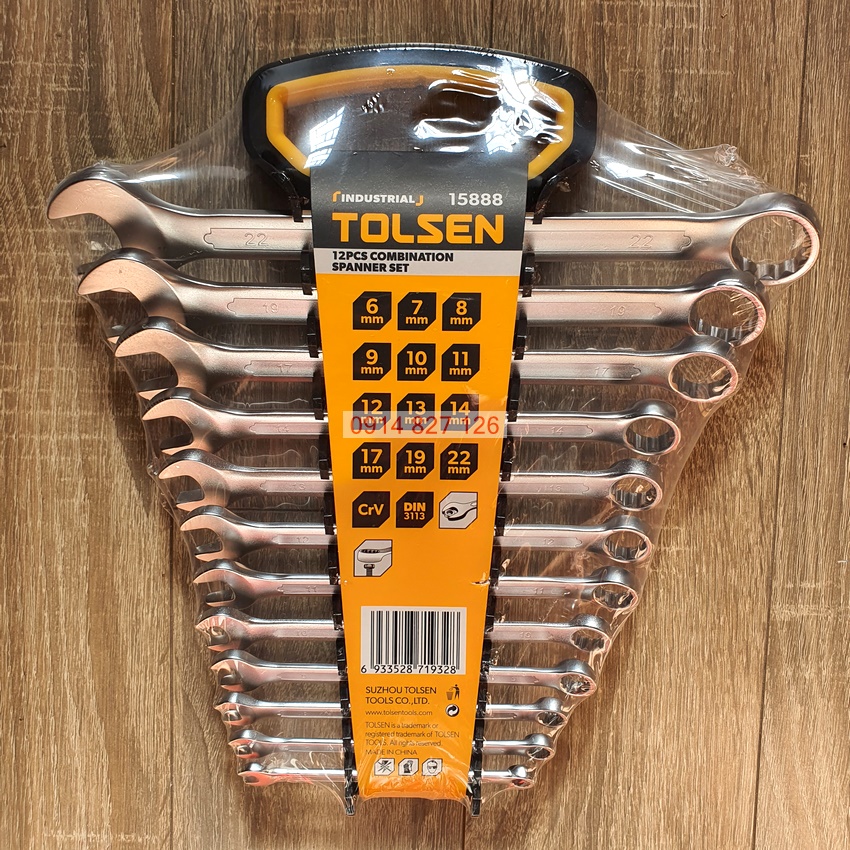 Bộ cờ lê YETL USA 14 chi tiết 8-24mm (khoá vòng miệng) - MixASale