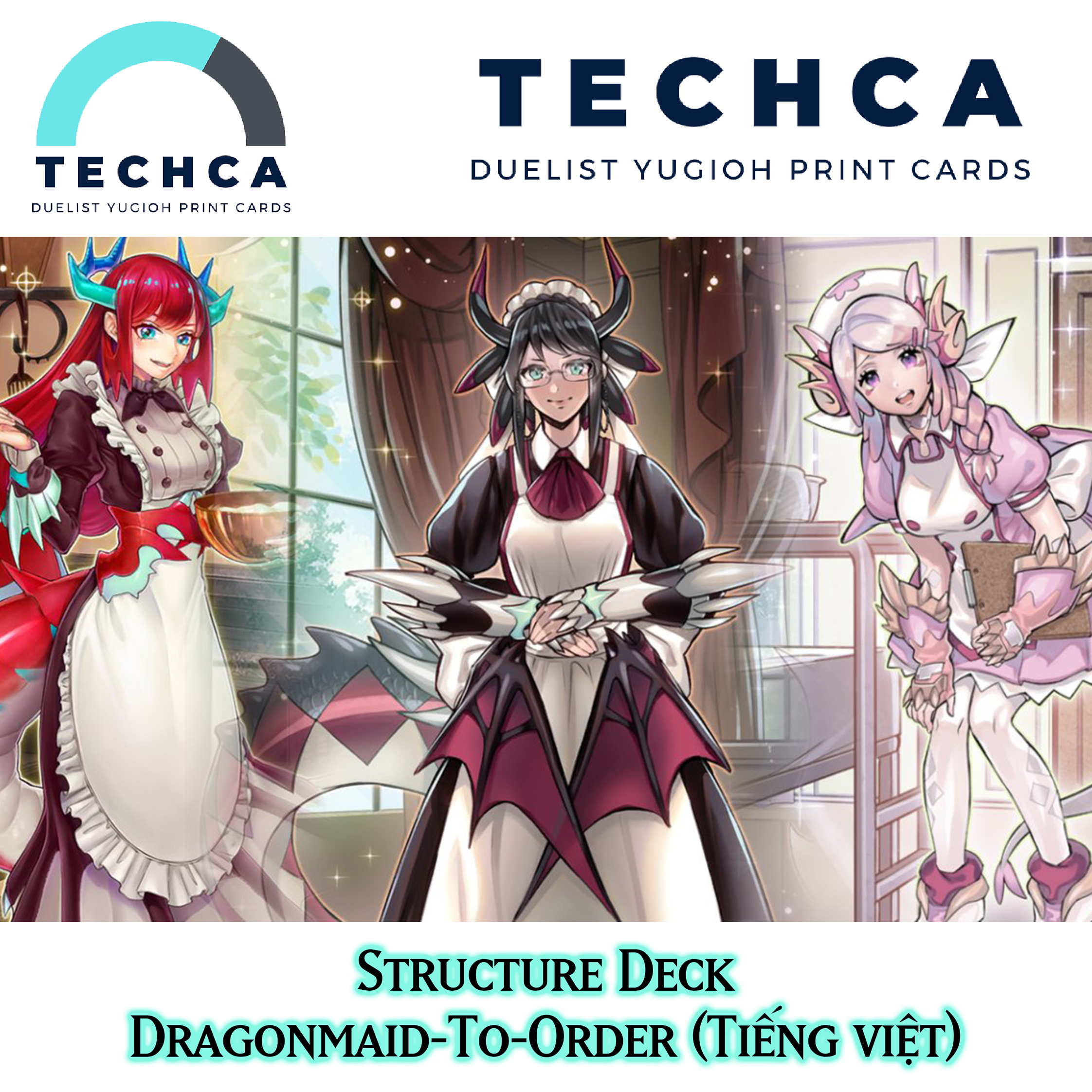Bài In Tiếng Việt - Bộ bài Yugioh - Structure Deck - Dragonmaid-To-Order | Lazada.vn