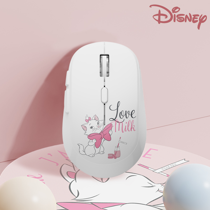 DISNEY QS-MS01 Chuột không dây 2.4G Bluetooth Chế độ kép Âm thanh ánh sáng Yên tĩnh Công thái ...