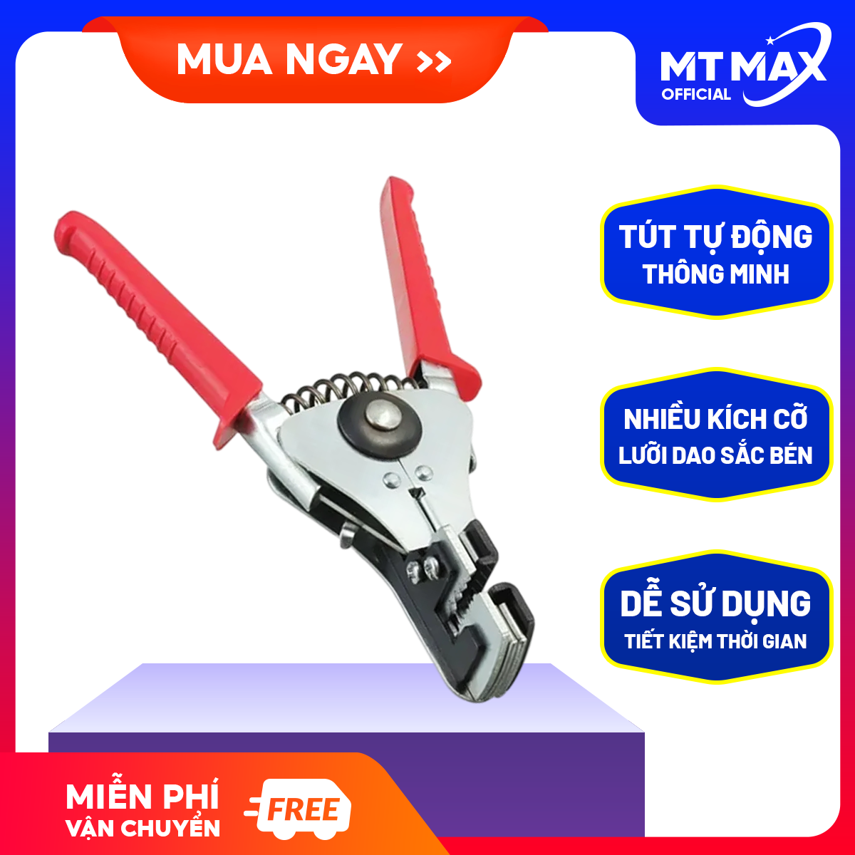 Kìm tuốt dây điện dây cáp đa năng, Kìm tuốt dây điện thông minh, Kìm ...