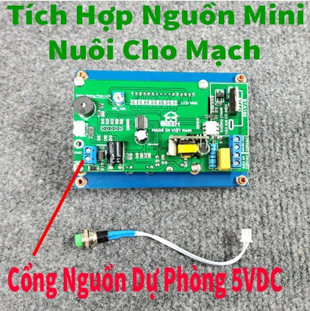 Mạch timer hàn cell pin xung kép nhớ 5 chương trình hiển thị LCD ...