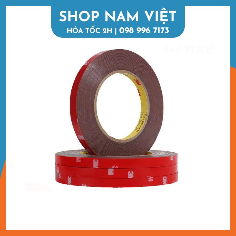 Băng Keo Xốp Xám 2 Mặt Cường Lực 3M 4229P Chuyên Dán Phụ Kiện Oto Inox ...