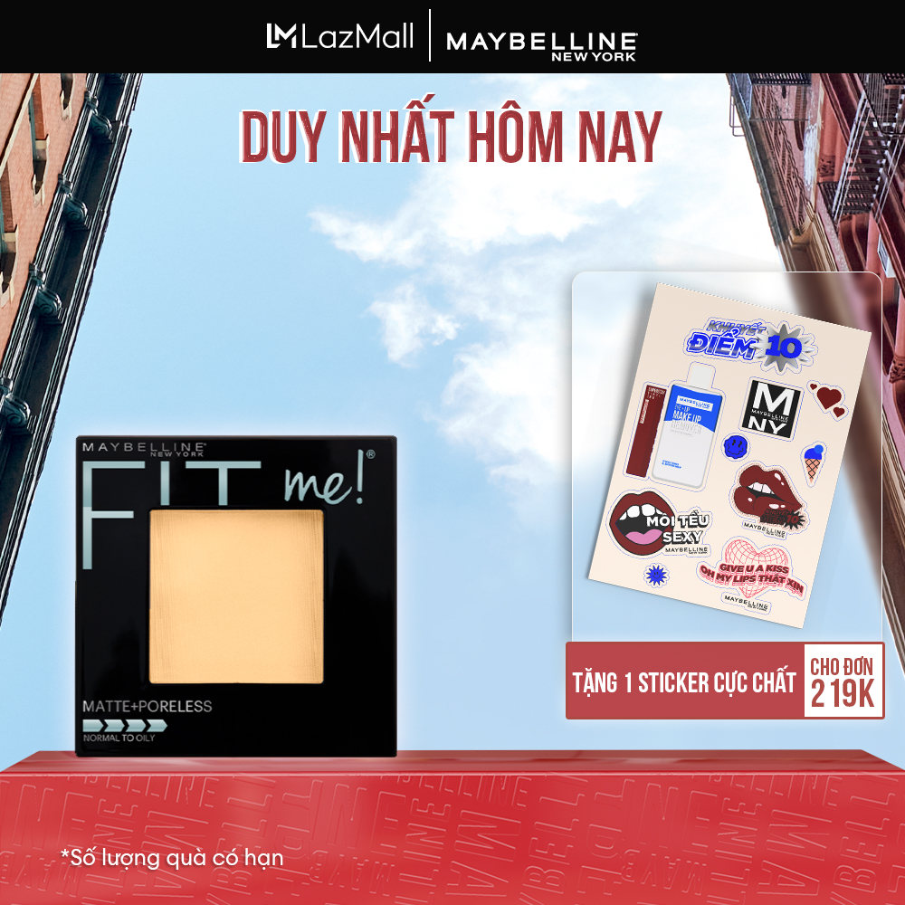 Bộ trang điểm Kem nền kiềm dầu Mịn Lì Fit Me 30ml Kem lót ngăn xuống ...