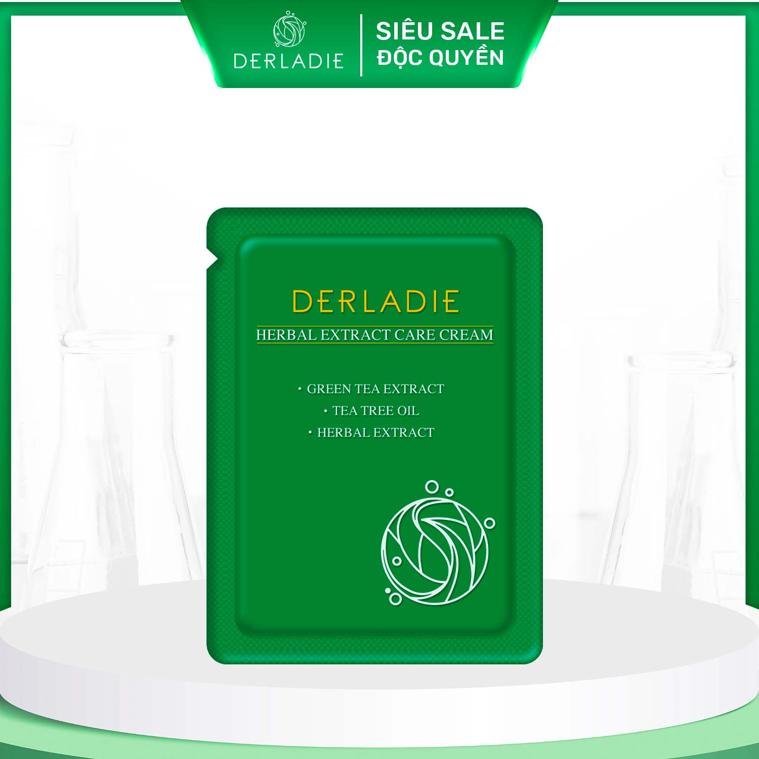 Sample Kem Dưỡng Giảm Mụn Kiềm Dầu 12 Giờ Derladie Herbal Extract Care ...