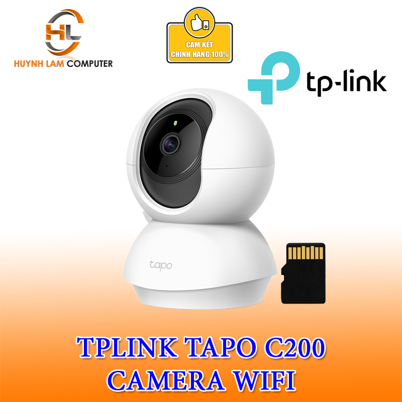 Camera Wifi TP-Link Tapo C200 Hình ảnh Full HD 1080P 360 độ giám sát an ...