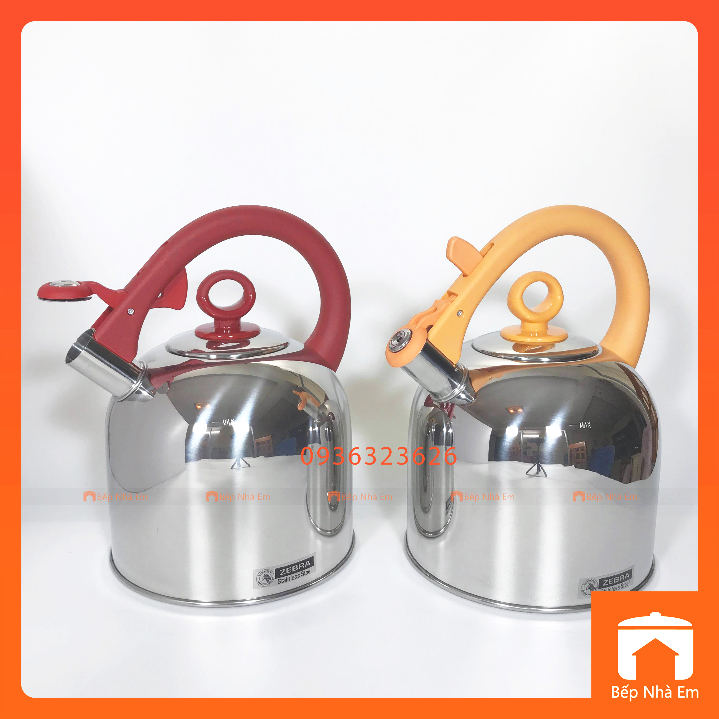 Ca Nước CÓ NẮP 1.9L Size 11cm - Zebra 115012 - MixASale