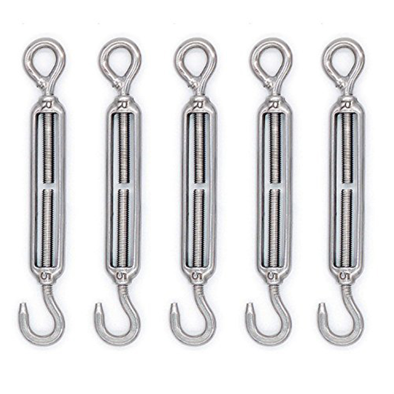 12 Pcs Stainless Steel Hook and Loop M5 Pad Eye Plate, Marine Hardware ...