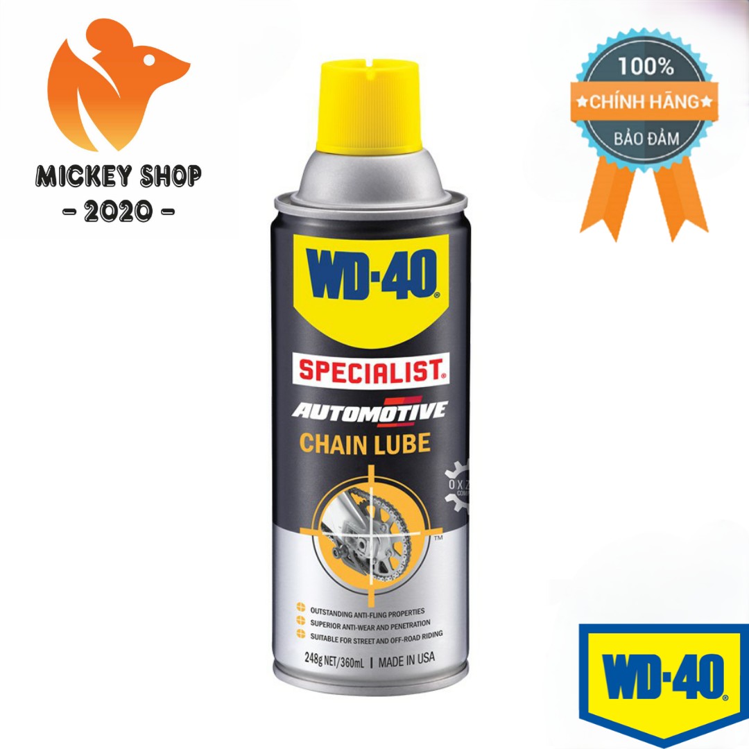 ⚡USA⚡ Chai Xịt Dưỡng Sên/Xích WD 40 Chain Lube 351020 (360ml) - MixASale