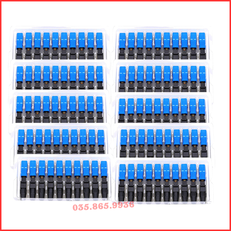Combo 10-30-50 Fast connector - Đầu nối sợi quang chuẩn SC/UPC | Đầu ...
