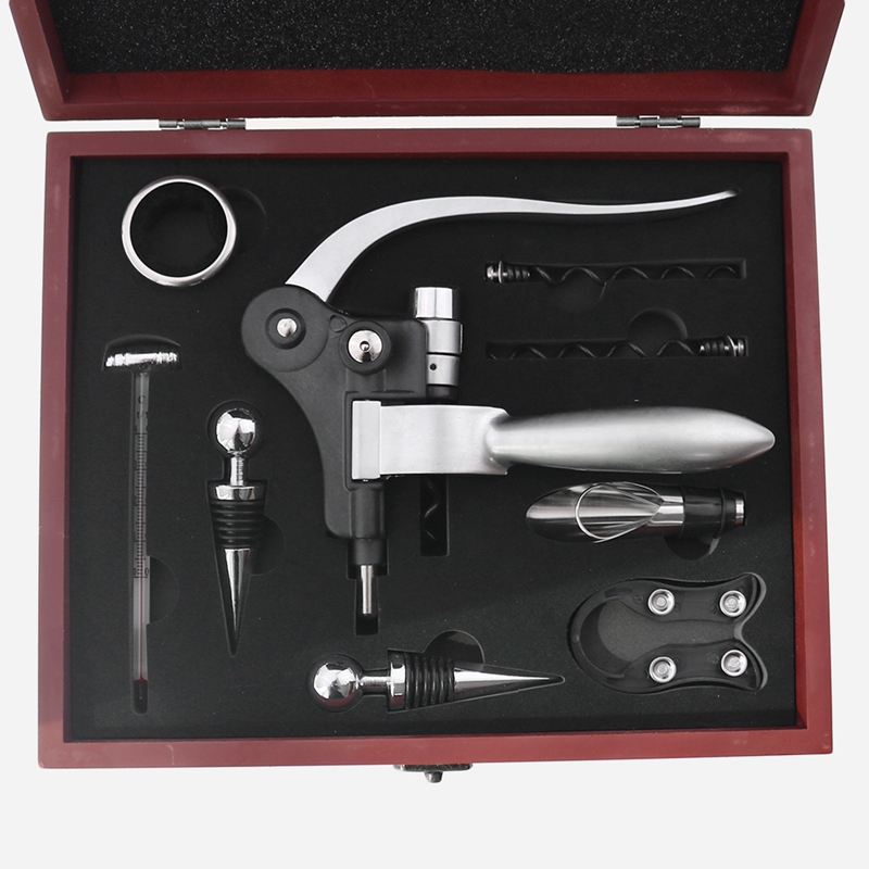 Red Wine Bottle Opener Set Alloyrabbit Opener Stopper Pourer Set in Box ...