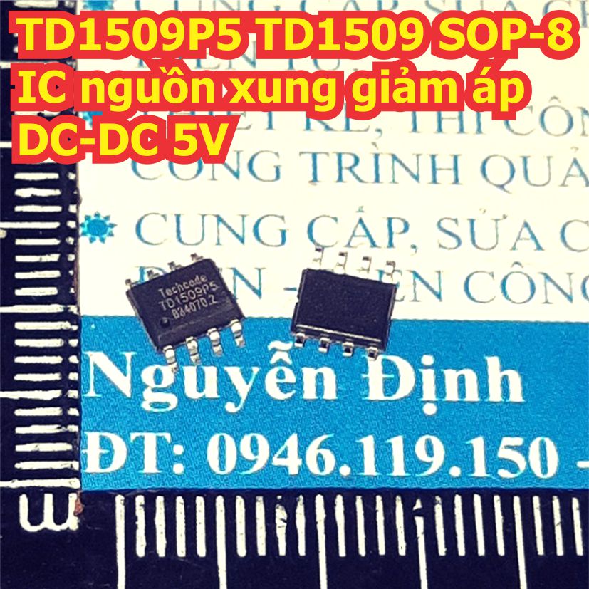 3 con TD1509PR TD1509 TD1509P5 SOP-8 IC nguồn xung giảm áp DC-DC kde7076 | Lazada.vn