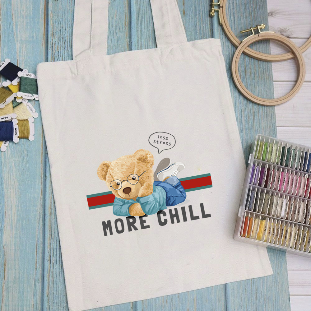 Túi vải túi Tote TEDDY ART - Mẫu 19 vải canvas dày đẹp cho nữ có khóa ...