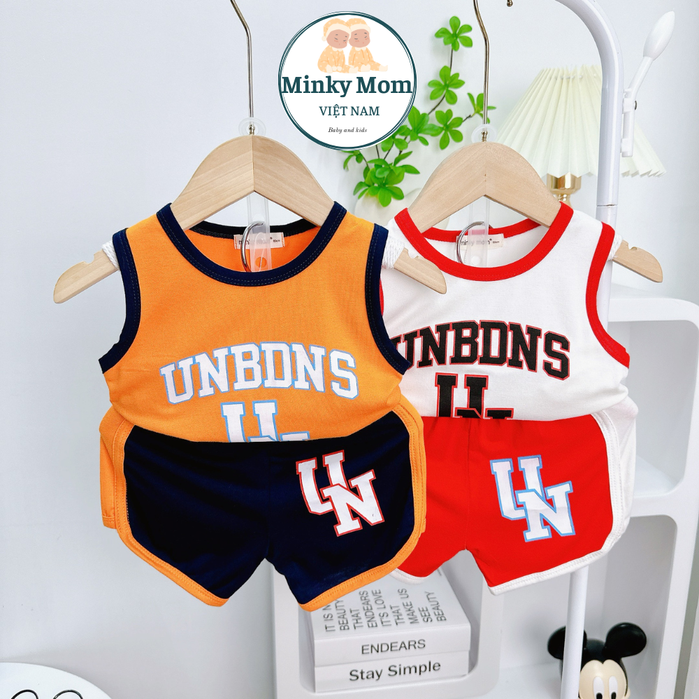 0-8 Tuổi Bộ Quần Áo Trẻ Em Ba Lỗ Minky Mom Phong Cách Thể Thao Cho Các ...