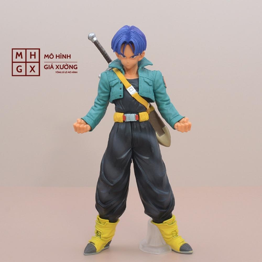 Mô Hình DragonBall Trunks thường và Trunks Super Saiyan dáng đứng siêu ...