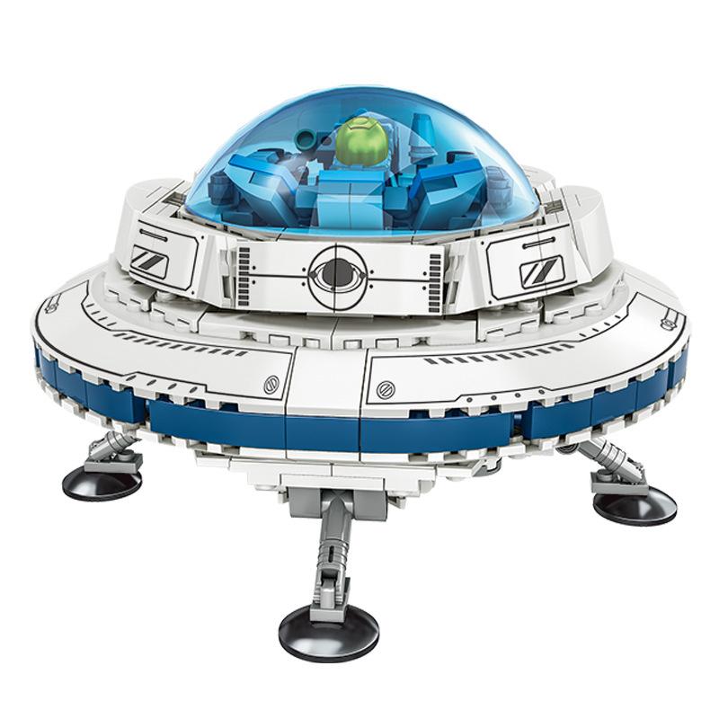 mô hình lắp ráp đĩa bay UFO có đèn led 1003 chi tiết cực đẹp | Lazada.vn