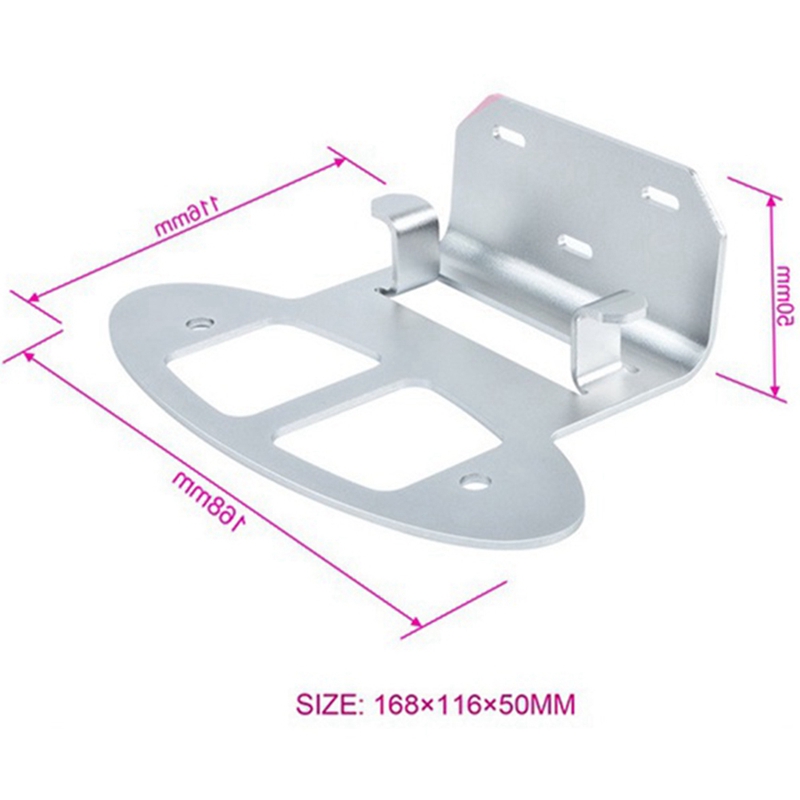 2 Pack Aluminum Alloy Router Wall Mount Bracket WiFi Router Storage ...