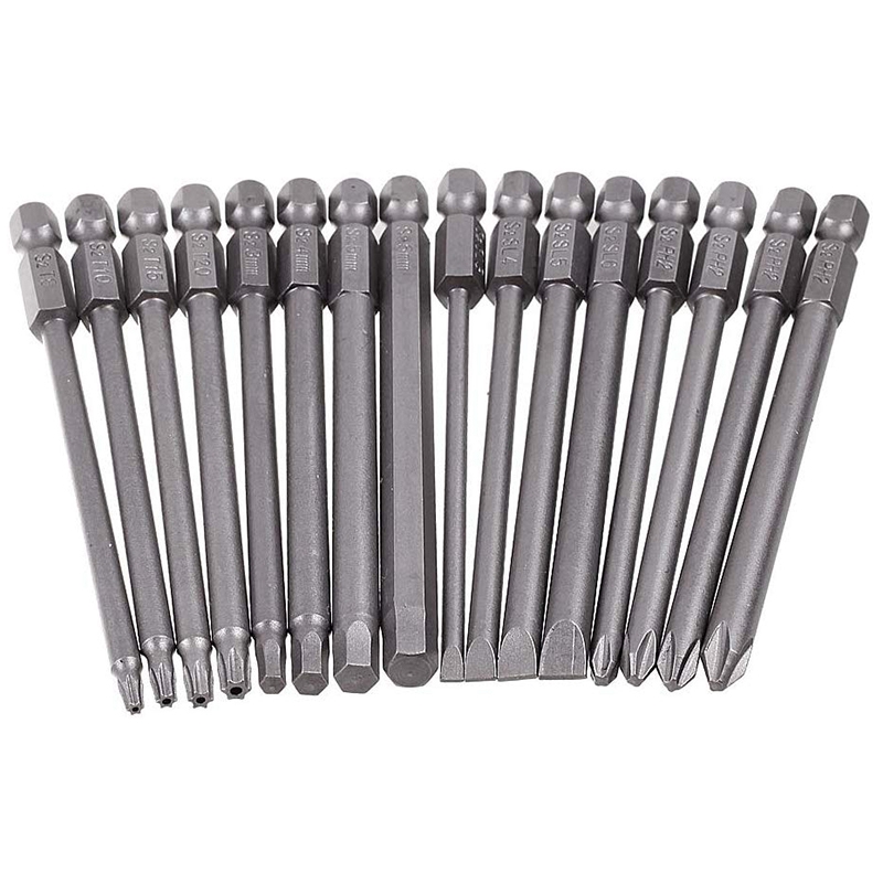 10/18pc Anti Slip Electric Screwdriver Bits 1/4 Hex Shank Ph2 50mm ...