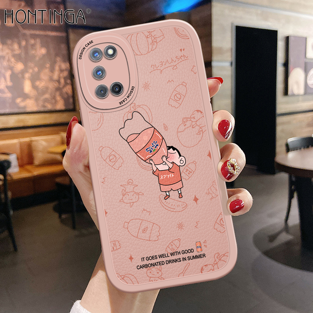 Hontinga ปลอกเคสสำหรับ OPPO A92 A52 A54 2021เคสการ์ตูนน่ารัก Crayon ...