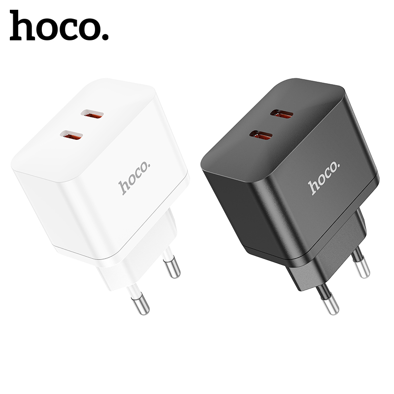 HOCO N29 100 Original Dual USB C Wall Charger PD 35W Compact Fast ...