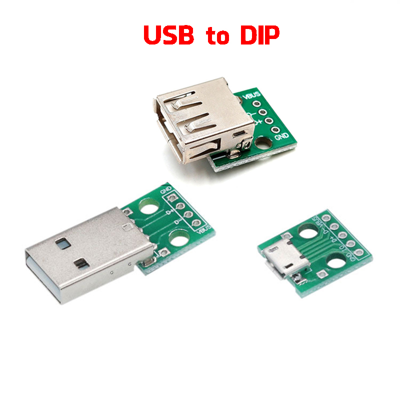 Mạch chuyển USB to 4 chân DIP - USB 2.0 to 4 chân DIP - MixASale