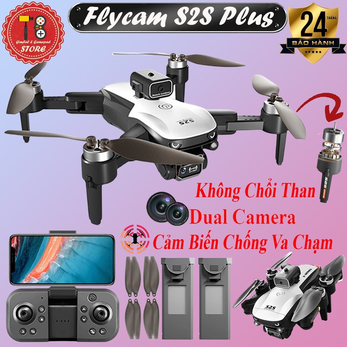 Flycam điều khiển từ xa S2S Plus - Máy bay điều khiển từ xa 4 cánh Mini ...