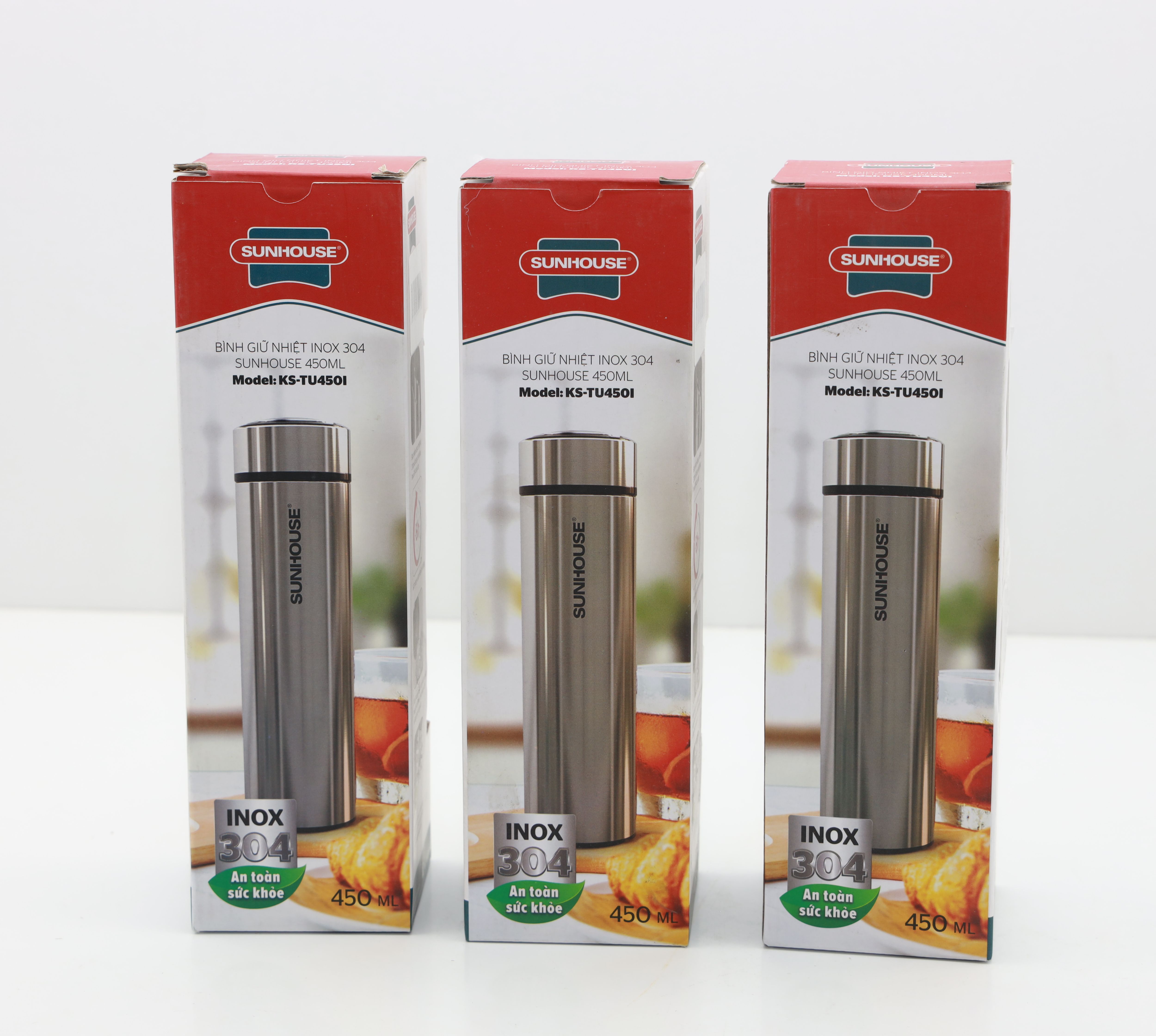 [KS-TU450I] BÌNH GIỮ NHIỆT INOX 304 SUNHOUSE 450ML - Hàng Chính Hãng | Lazada.vn