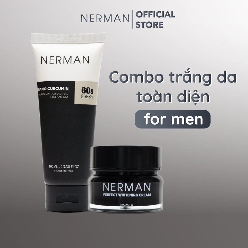 Combo trắng da cho nam Nerman Perfect Whitening | Lazada.vn