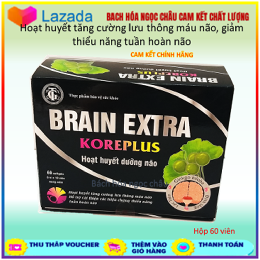 Hoạt Huyết Dưỡng Não Brain Extra Koreplus Dùng cho người bị thiểu năng ...