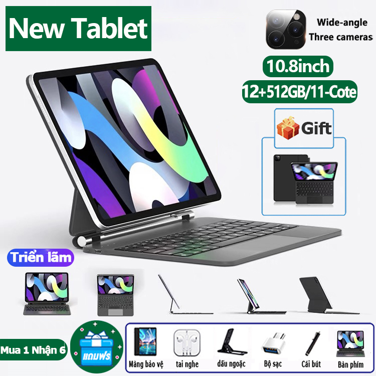 Mới 100Máy Tính Bảng Galaxy Tab S11 108 inch 4K Full HD hỗ trợ cuộc gọi ...