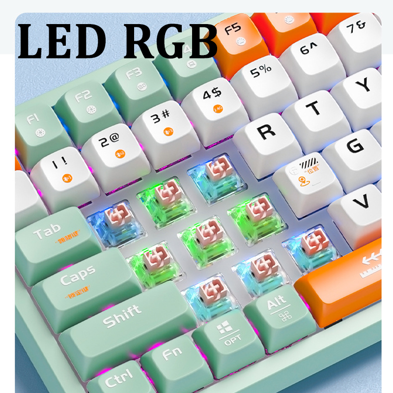 Bàn Phím Cơ Hotswap LANGTU LT-L9 Layout 85 Phím Không Dây Led RGB ...